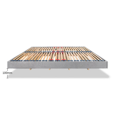 Custom Upholstered Bed Frames with Sprung Bed Slats